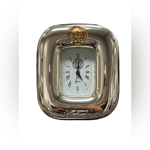 Versace | Wall Decor | Gianni Versace 925 Sterling Silver Medusa Clock ...